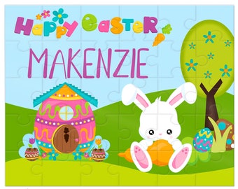 Easter Bunny Puzzle | Etsy
