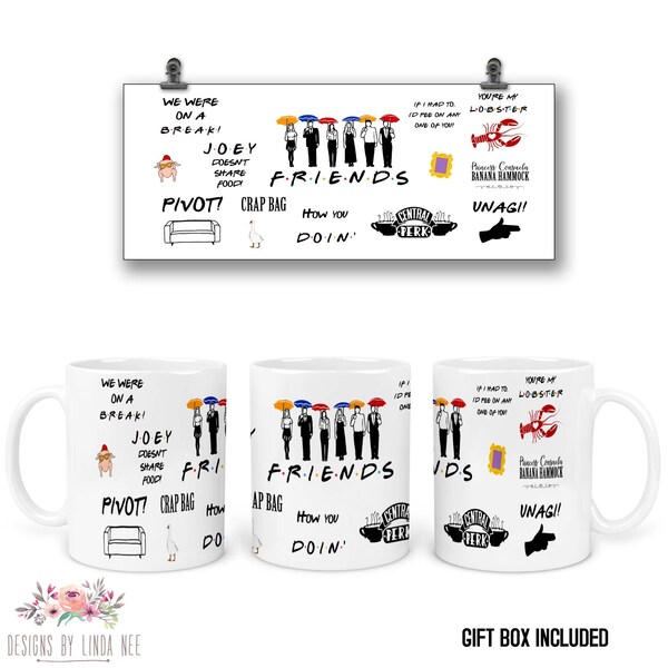 Friends Merchandise - Etsy UK