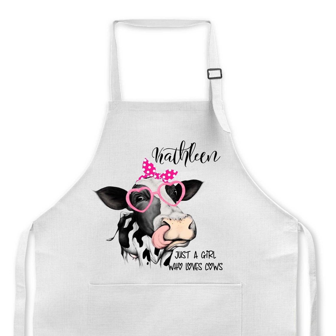 Personalized Apron for Women Cow Kitchen Gifts for Her - Etsy