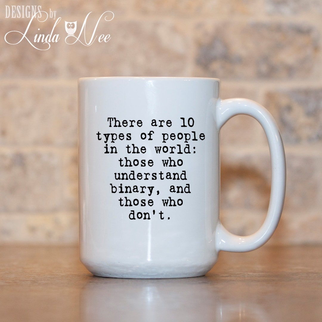 Binary Math Code Mug, Coffee Mug, Software Engineer, Engineer Gift ...