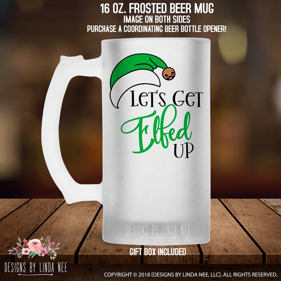 Funny Beer Mug Christmas Party Mug Christmas Beer Mug Office Party Gift ...