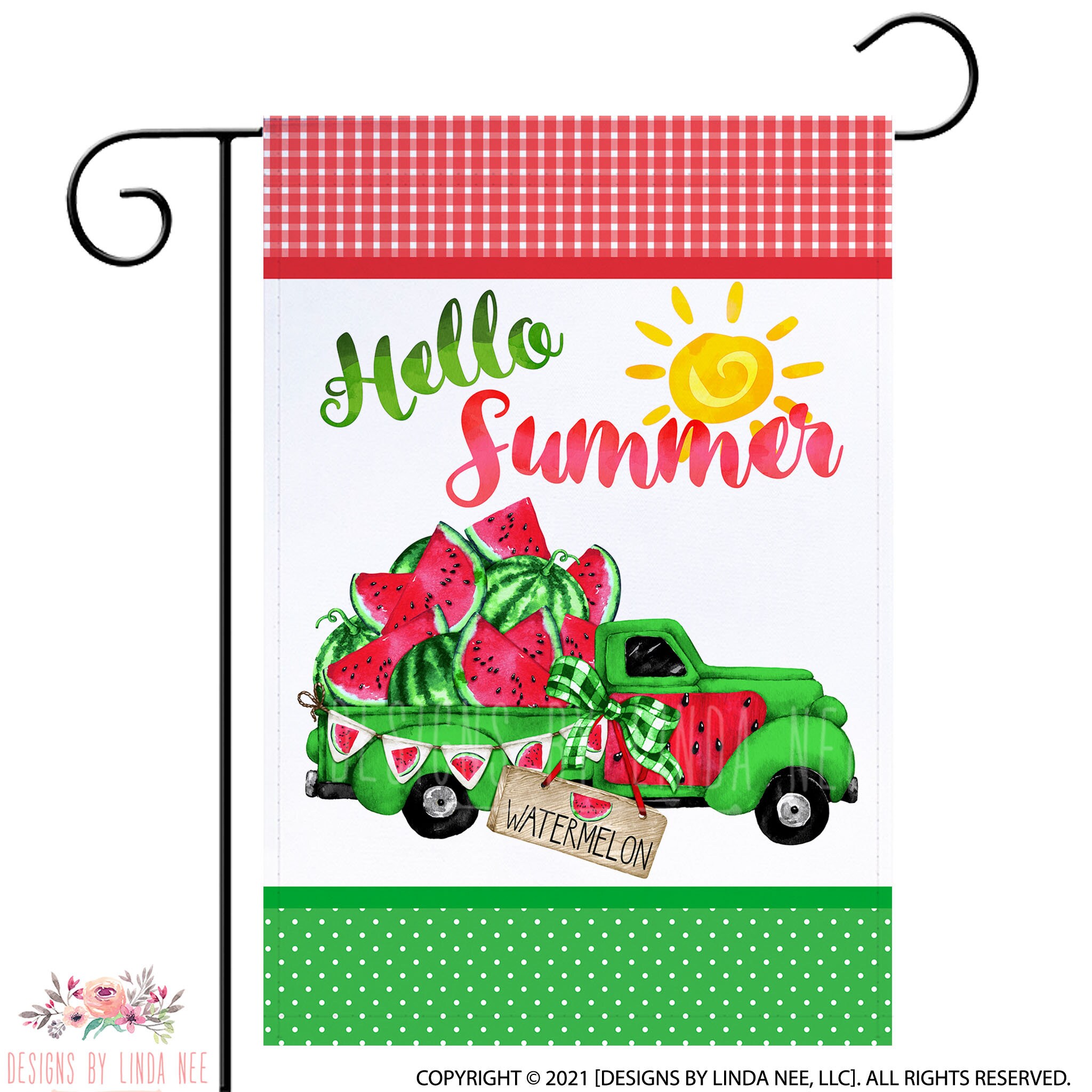 Hello Summer Yard Sign - Etsy