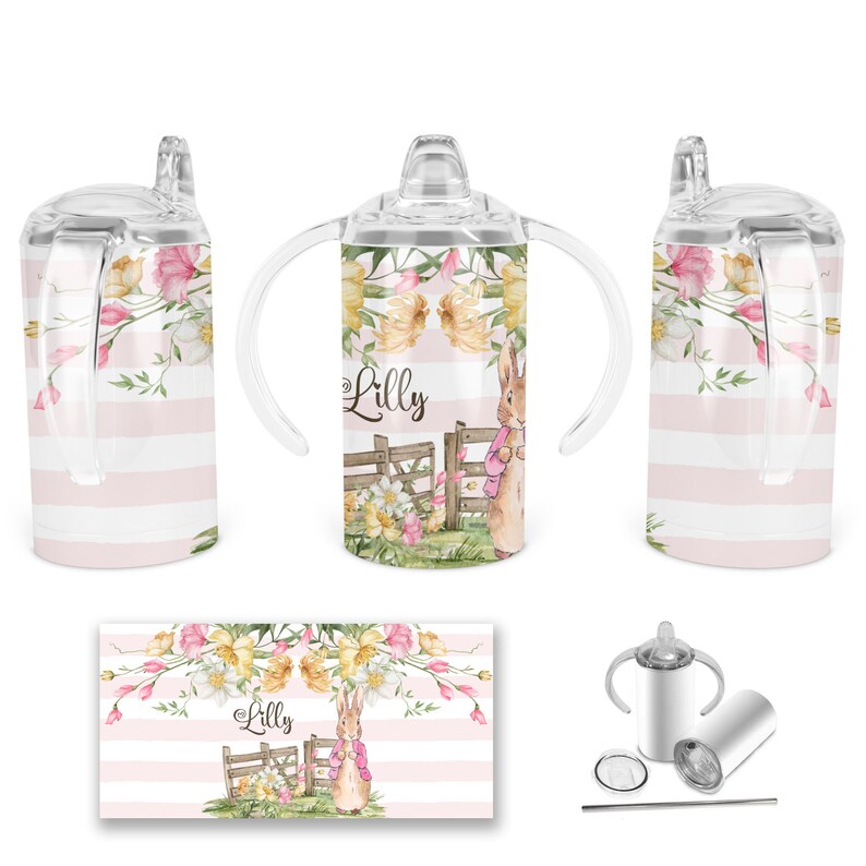 Peter Rabbit Tumbler Personalized Sippy Cup Toddler Bottle - Etsy