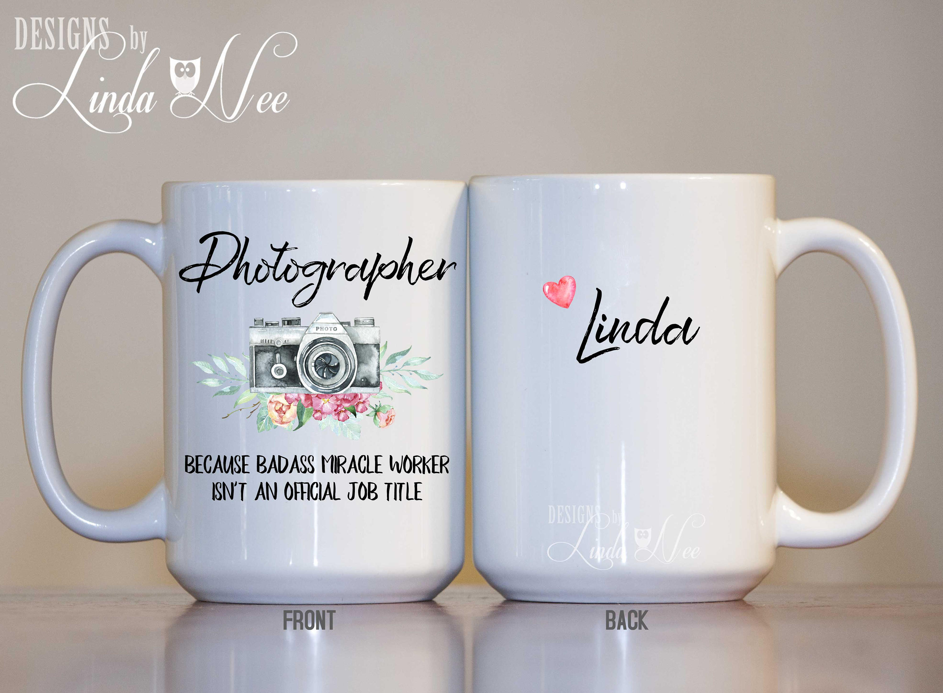 Personalized Photographer Mug Gift for Photographer Funny | Etsy