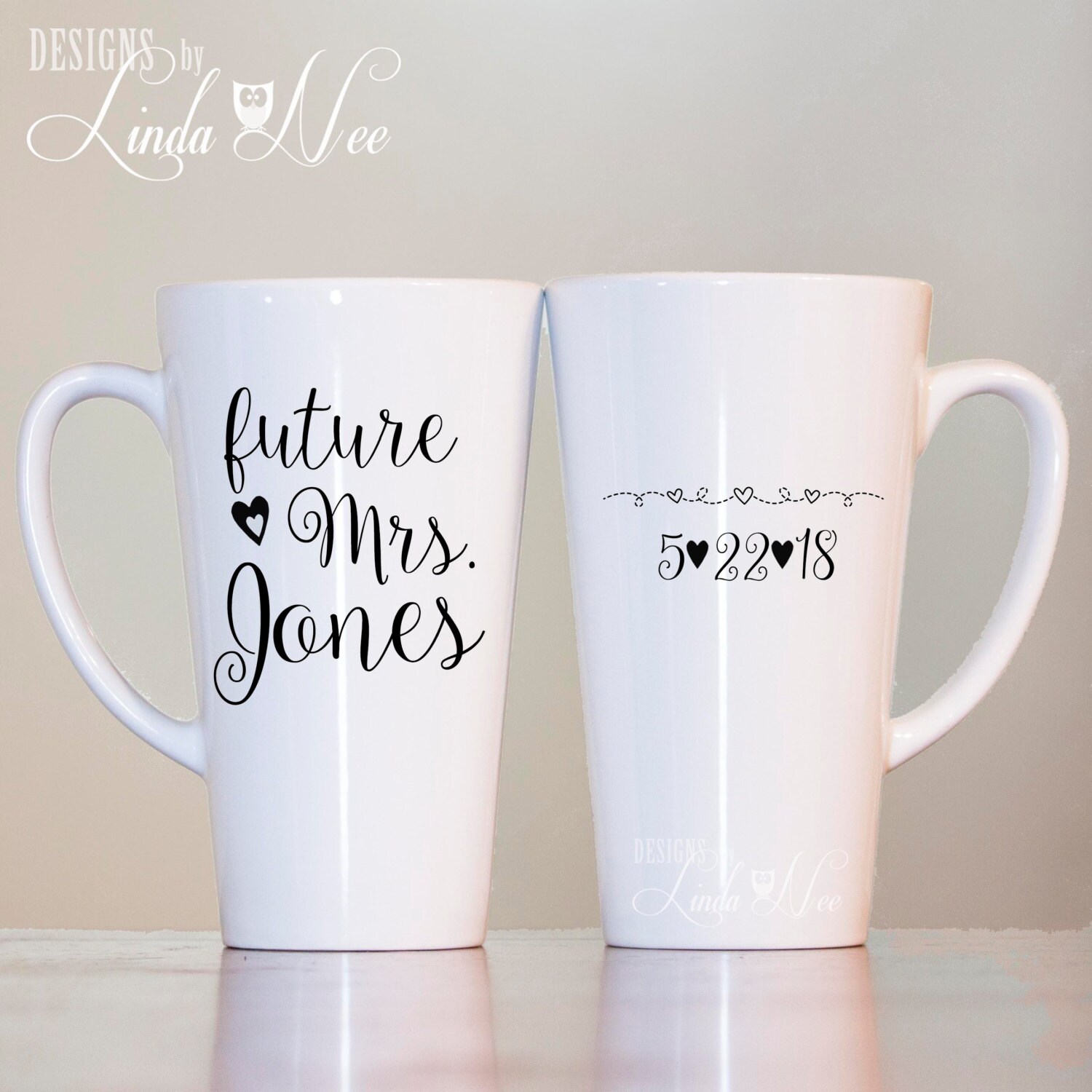 LATTE MUG Future Mrs. Mug Proposal Mug Engaged Cup - Etsy