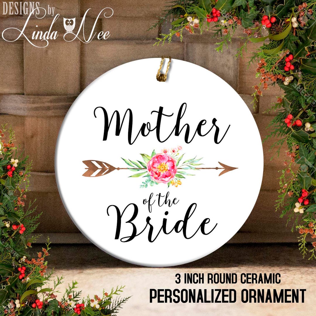 Madre de la Novia Adorno de Boda Adorno de Navidad Regalo de Boda a ...