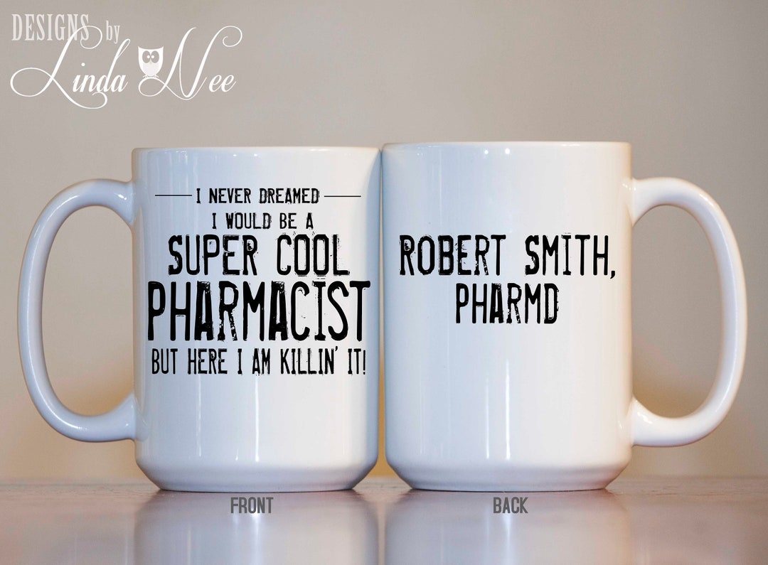 Personalized Pharmacist Mug Pharmacist Gift for Pharmacist RX Gift ...