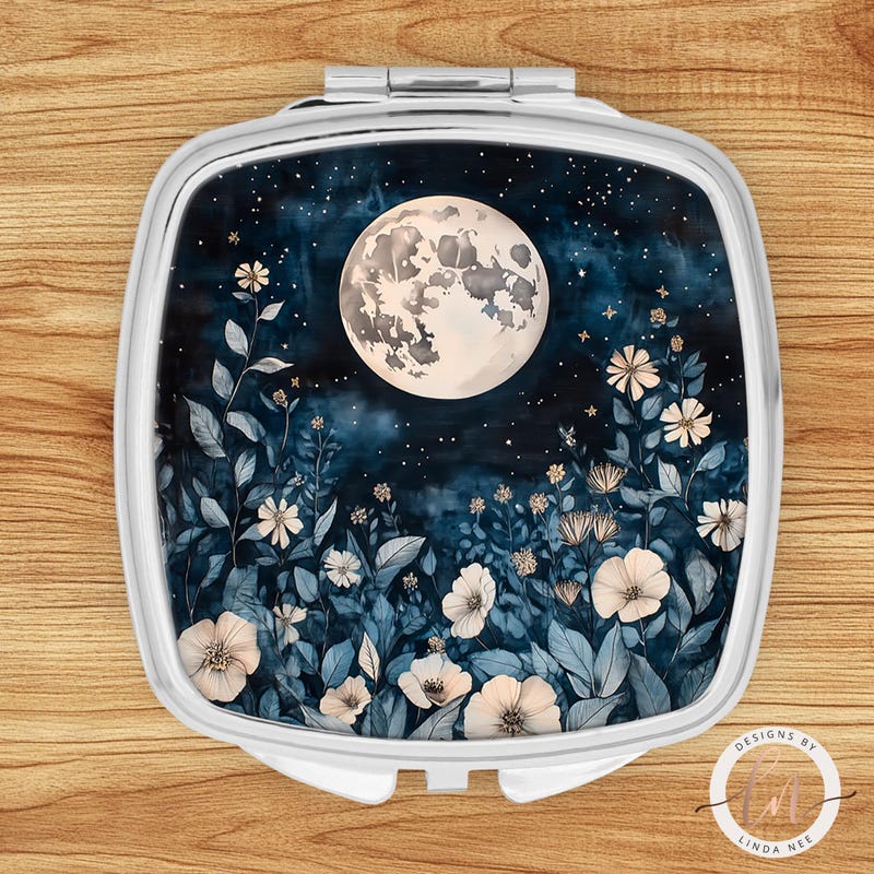 Art Nouveau Compact - Etsy