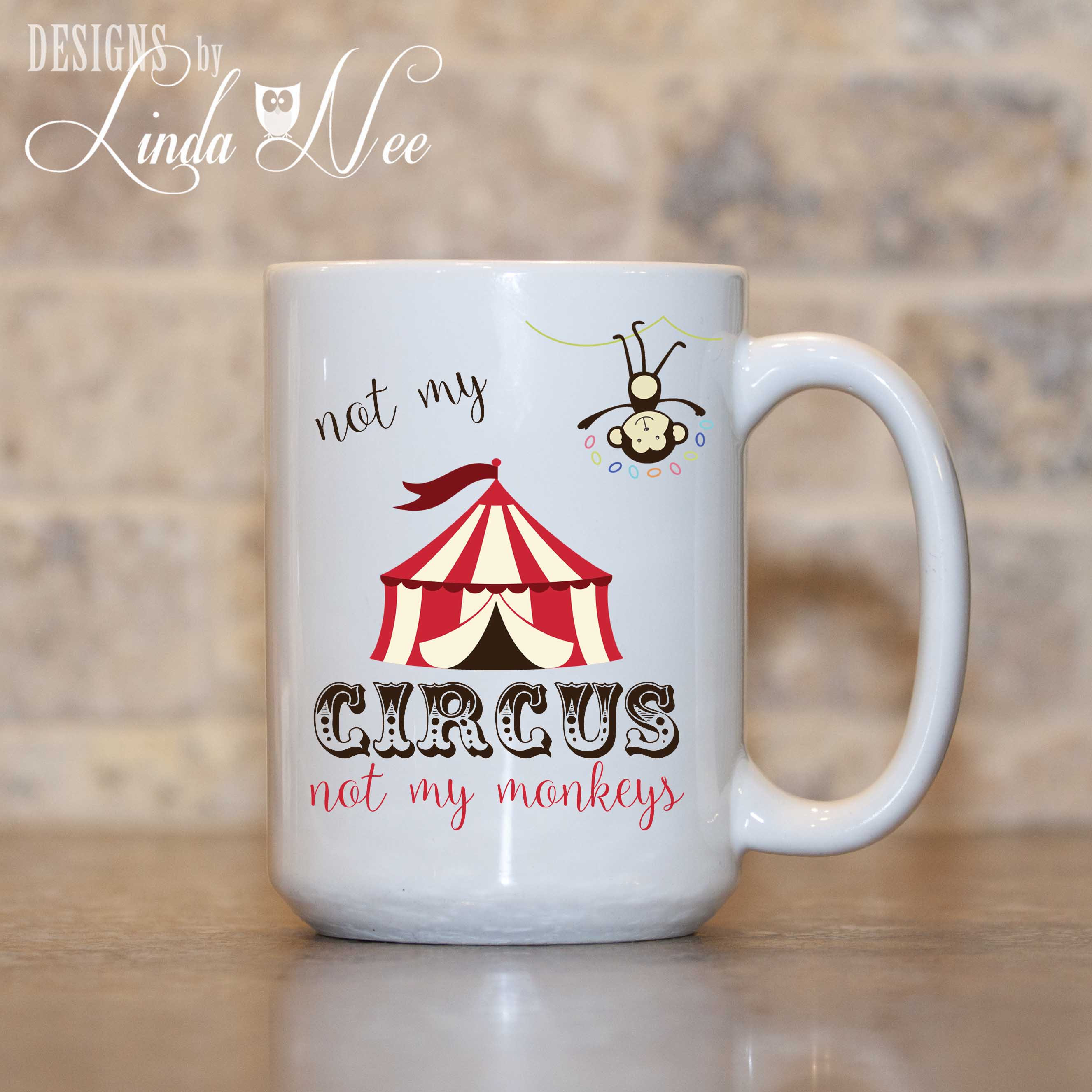 Not My Circus Not My Monkeys Mug Polish Proverb Monkey | Etsy