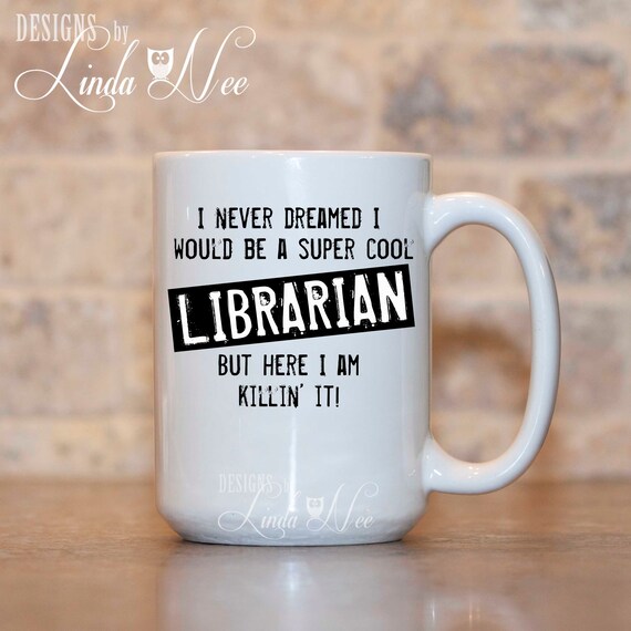 Librarian Gifts Librarian Mugs Librarian Thank You LIBRARY | Etsy