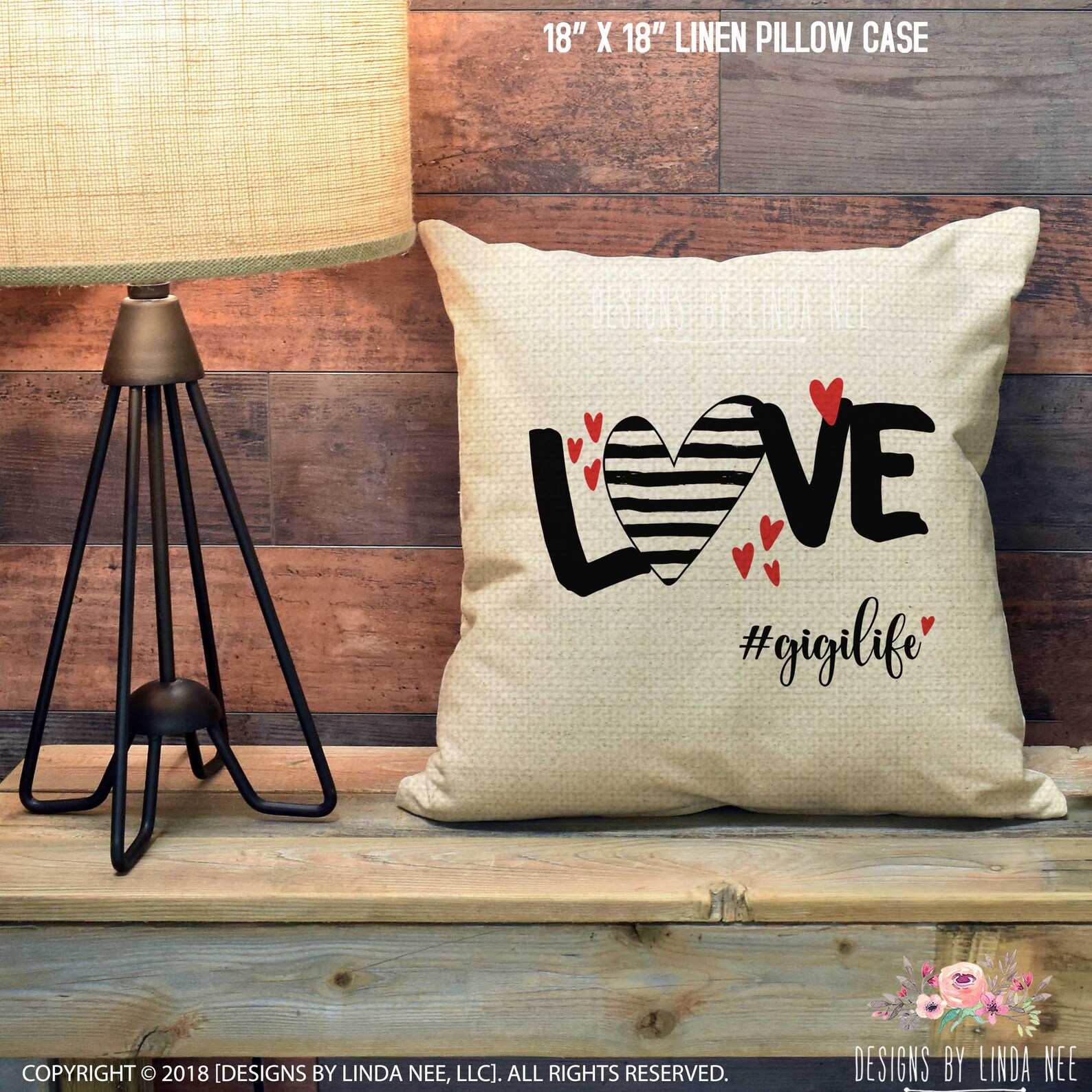 LOVE gigilife Gigi Life Pillow Gift for Gigi Custom - Etsy