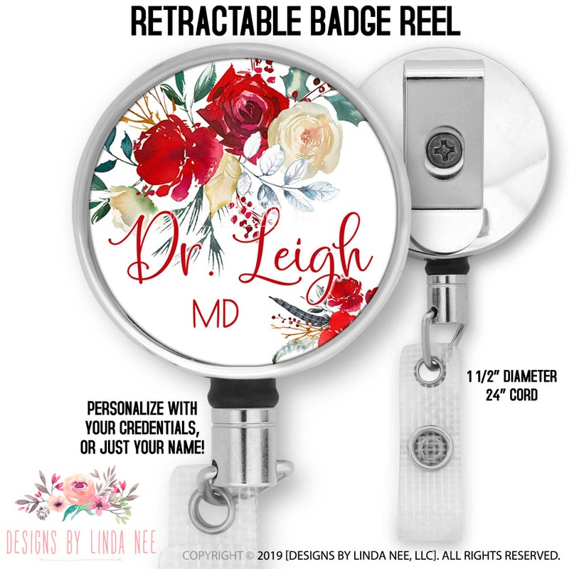 Doctor Badge Reel - Etsy