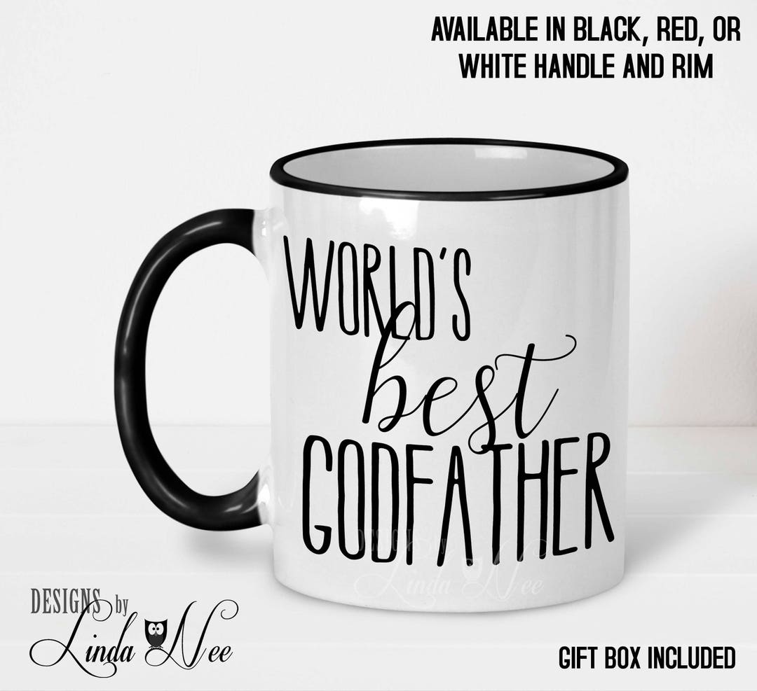 Godfather Mug, Godfather Gift, Godfather, Gift for Godfather, World's ...