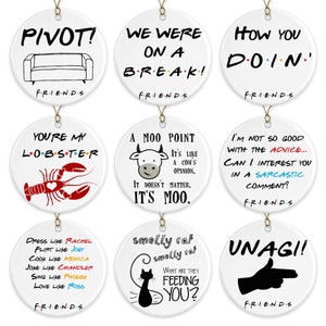 Friends TV Show Ornament Funny Friends Merchandise Pivot - Etsy