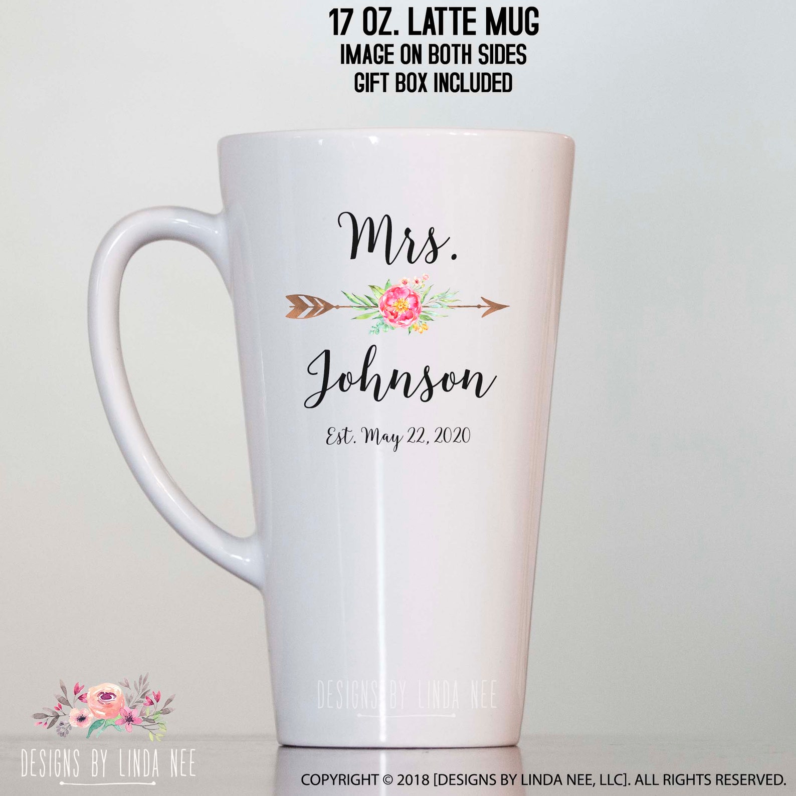 Mrs. Mug Mrs. Wedding Mug Personalized Mrs. Mug Gift for Bride - Etsy