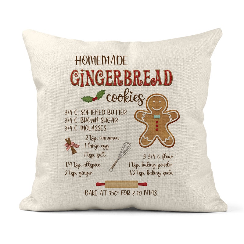 Gingerbread Pillows - Etsy