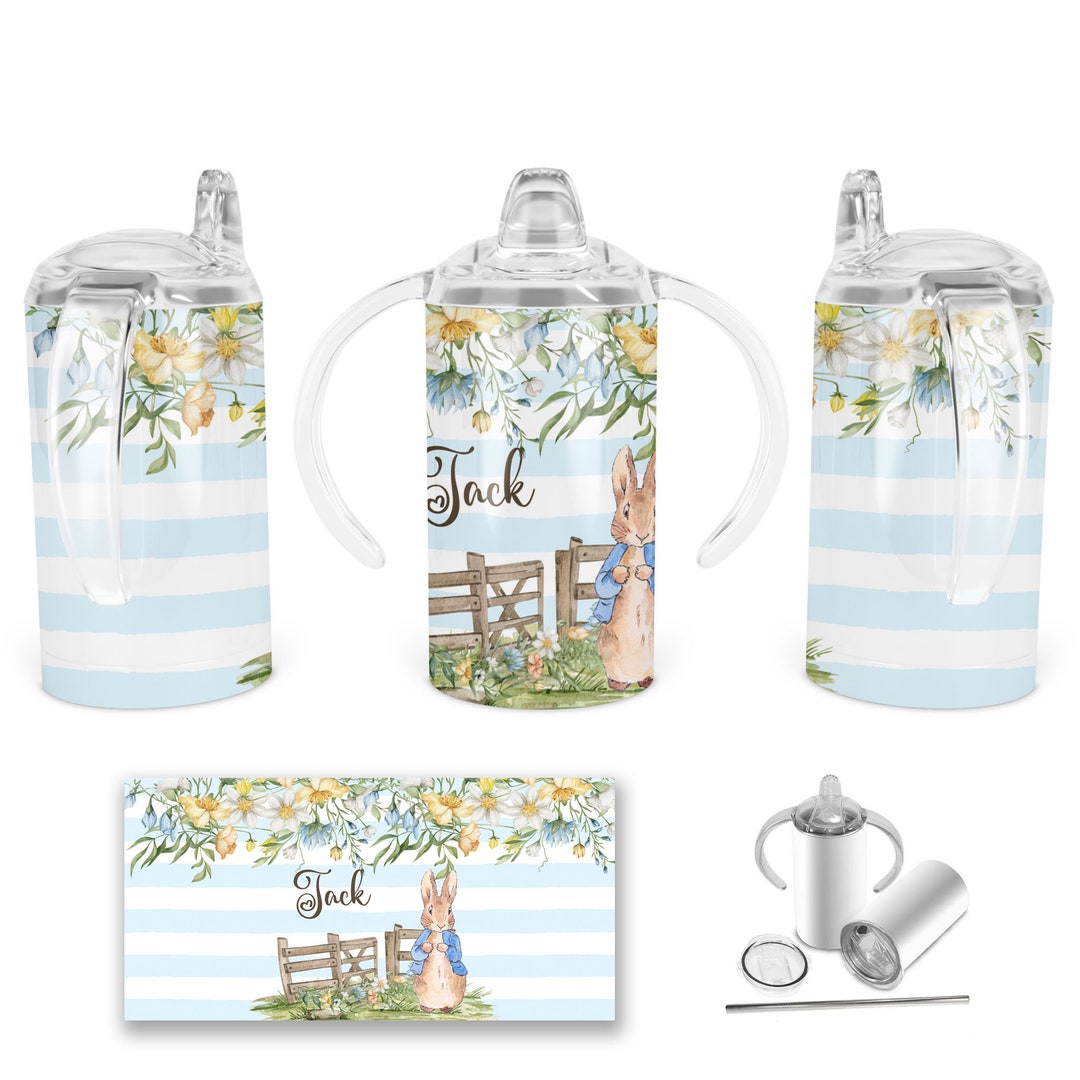 Peter Rabbit Tumbler, Personalized Sippy Cup, Toddler Bottle, Tumbler ...
