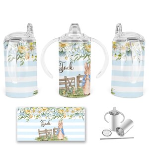 Peter Rabbit Tumbler, Personalized Sippy Cup, Toddler Bottle, Tumbler ...