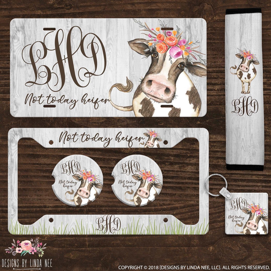 CUSTOM for Z9yrmcagkzwmerxv Goat License Plate and Cover - Etsy