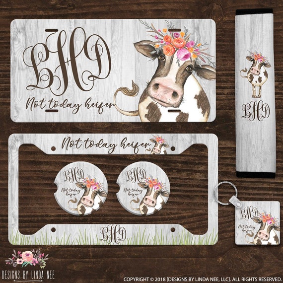 CUSTOM for Z9yrmcagkzwmerxv Goat License Plate and Cover | Etsy