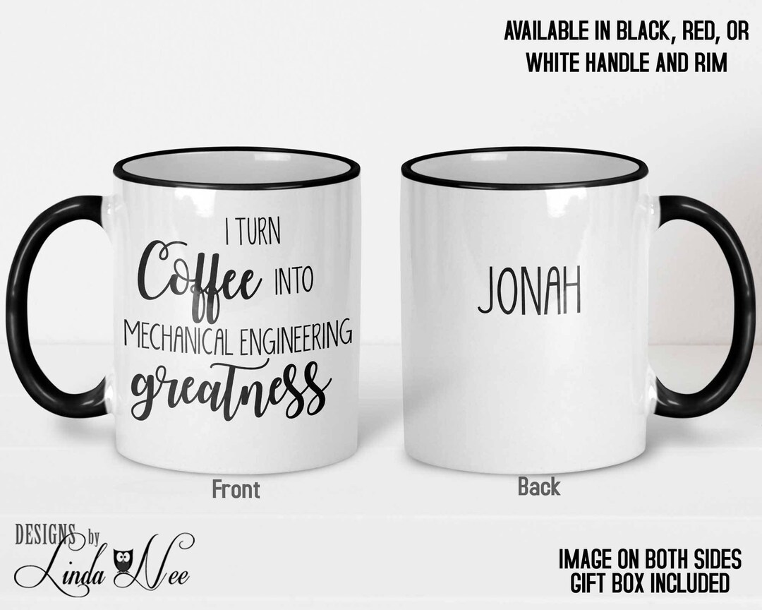 Mechanical ENGINEERING Mug, Engineer Mug, Gift for Engineer, Funny ...