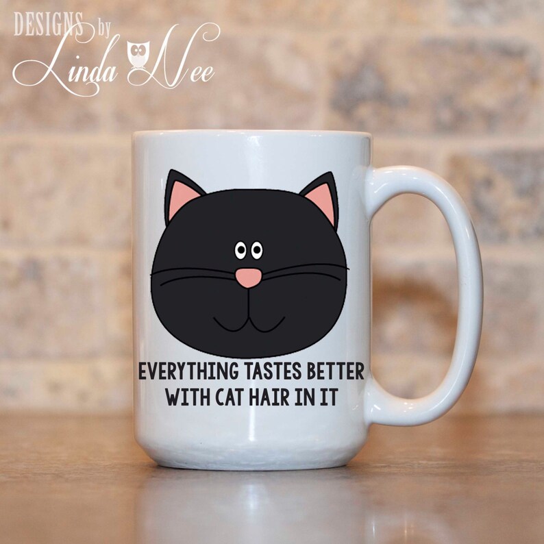 Funny Black Cat Mug Funny Cat Gift Cat Lover Crazy Cat Lady | Etsy