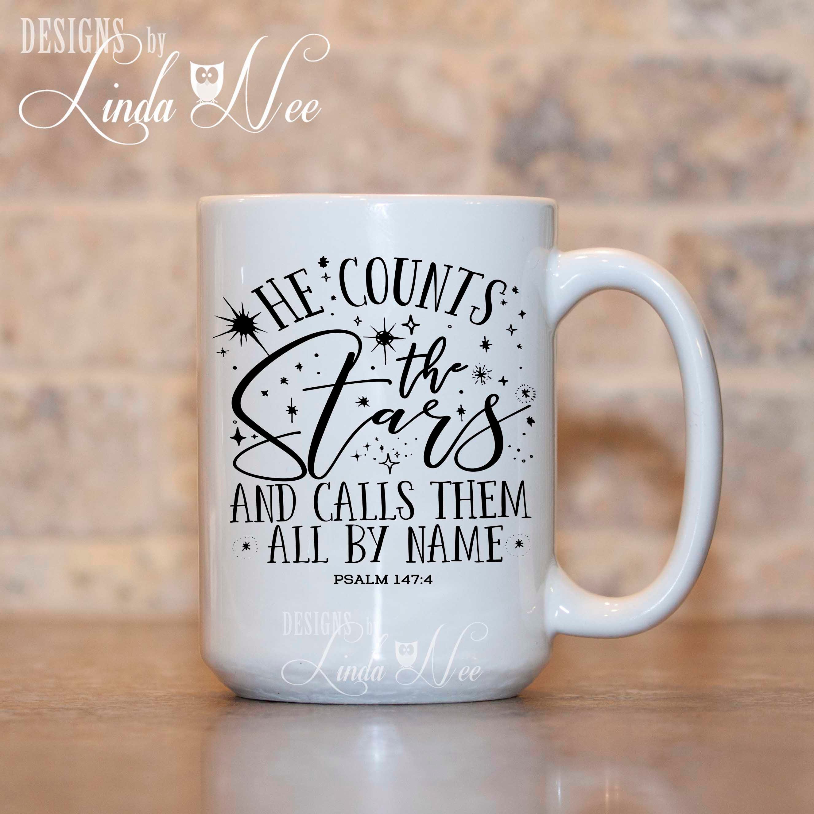 Christian Mug Psalm 147 Scripture Mug Christian Gift | Etsy