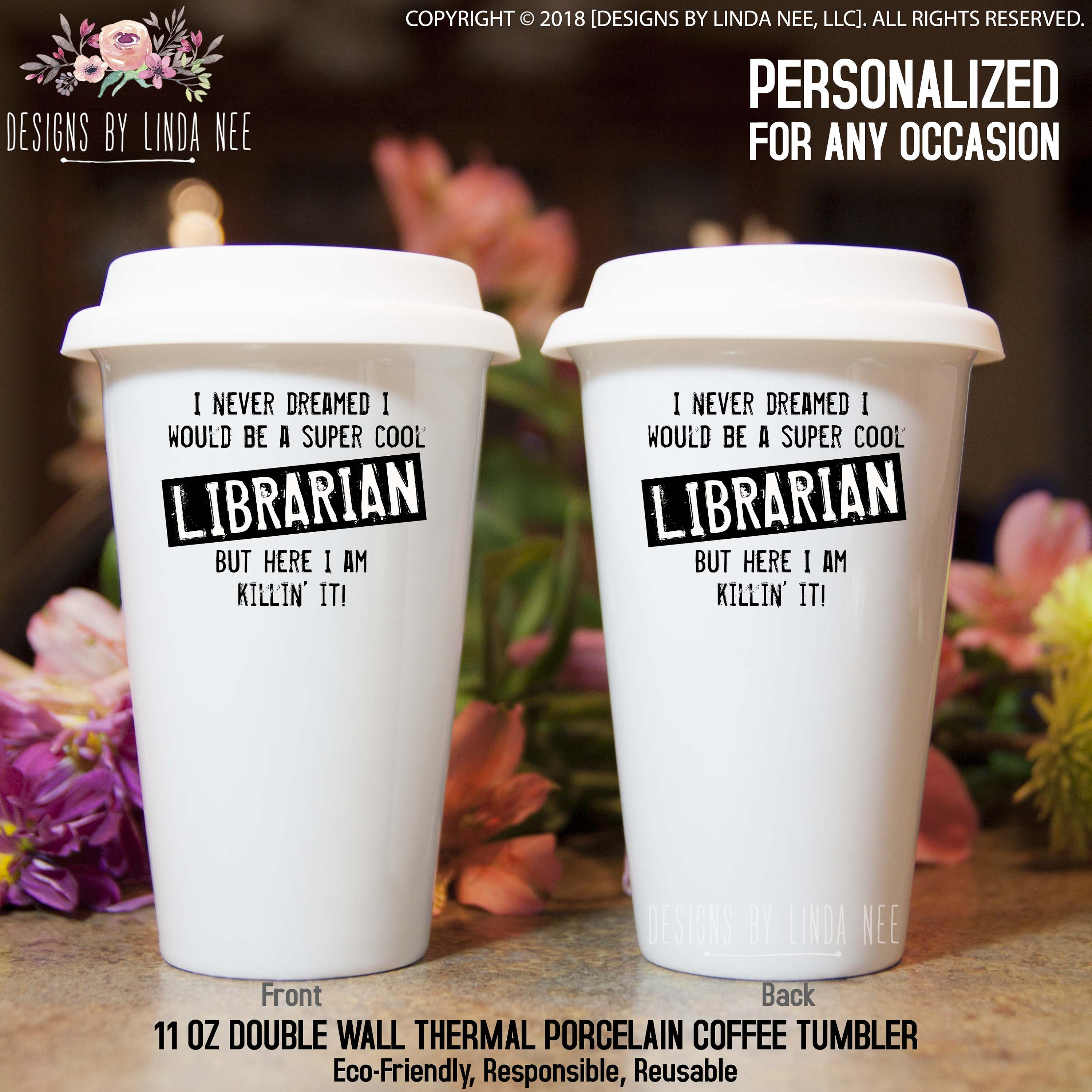 Librarian Gifts Librarian Mugs Librarian Thank You LIBRARY | Etsy