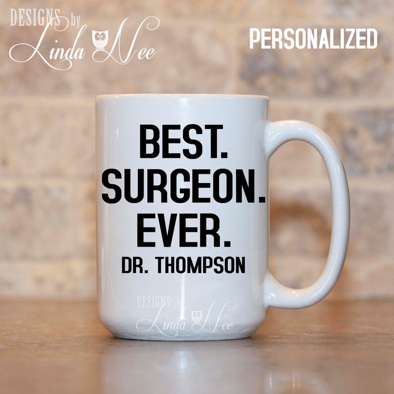 Best Surgeon Ever Personalized Gift for Surgeon Mug Dr Mug | Etsy