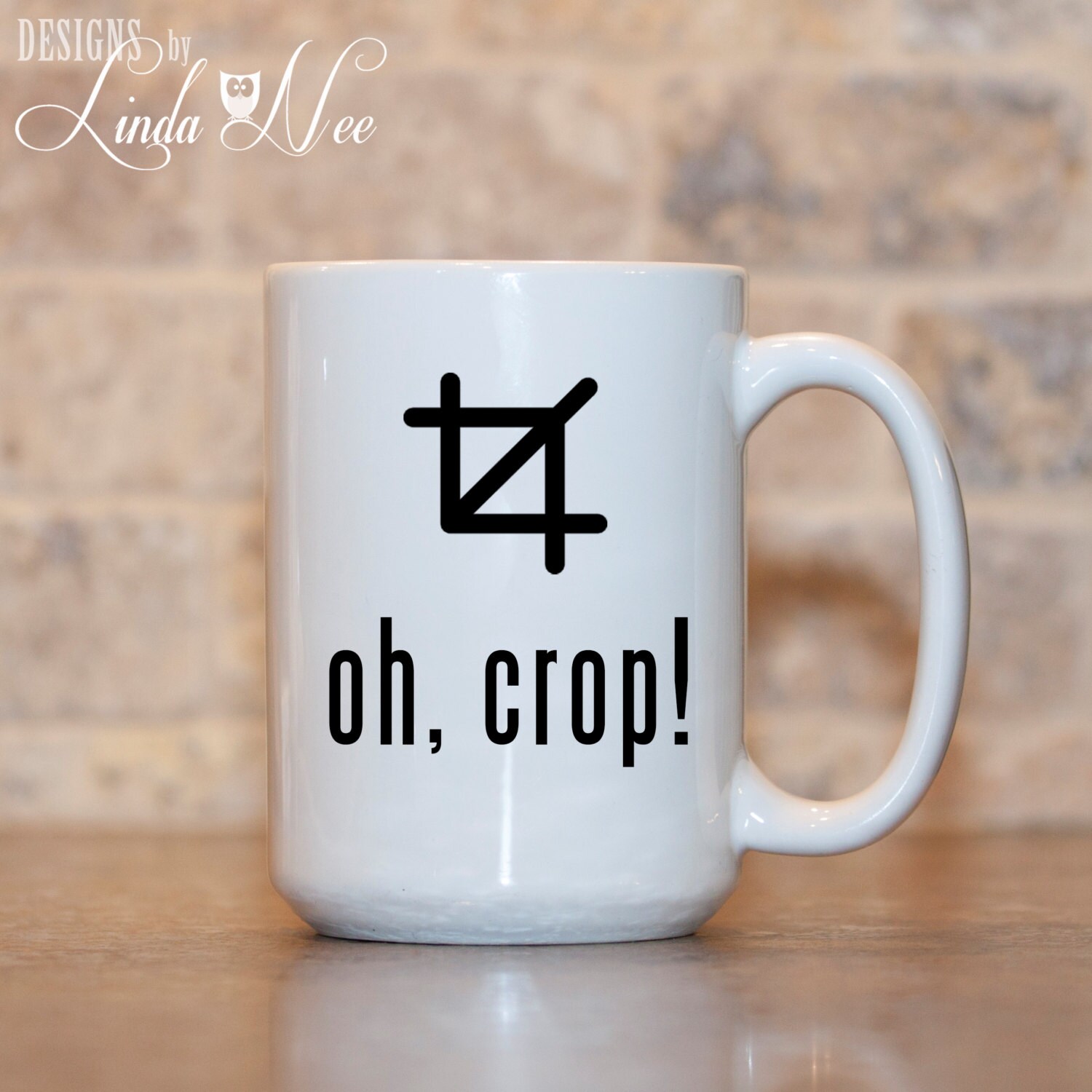 Oh, Crop! Mug Gift for Photographer, Photography Mug, Camera Mug ...
