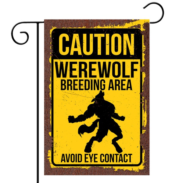 Werewolf Breeding Area Sign - Etsy