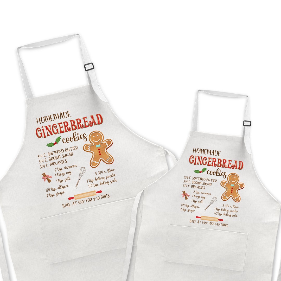 Gingerbread Cookies Apron Set, Gingerbread Cookie Recipe, Gingerbread ...