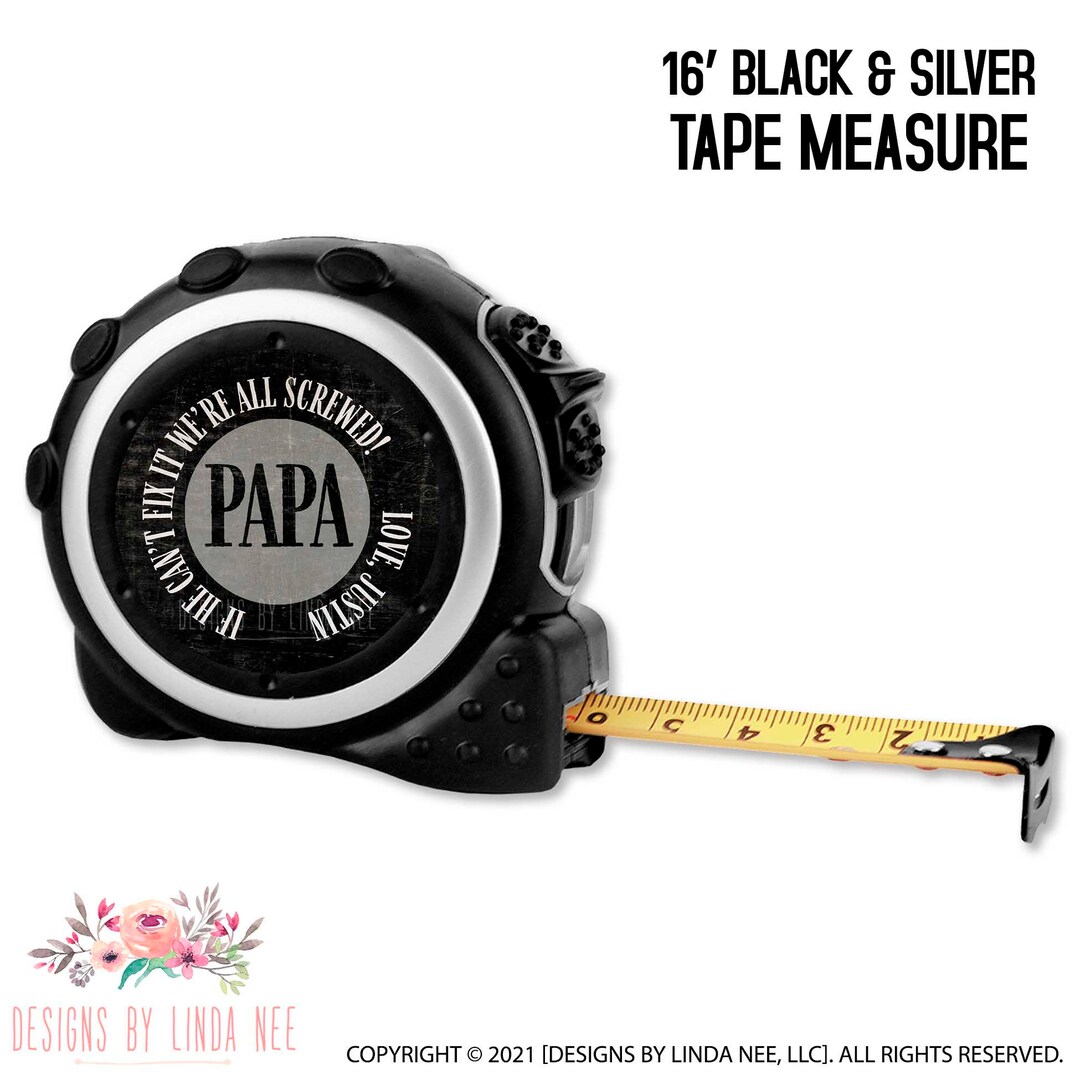 Personalized Measuring Tape, Valentine's Day, Gift for Papa, Father's ...