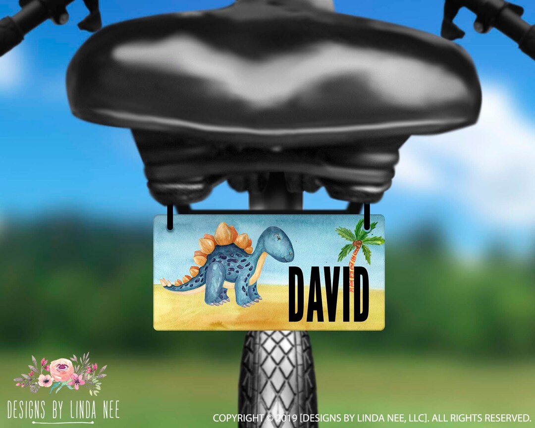 Kids License Plate Boys Personalized Bike License Plate Bike ...