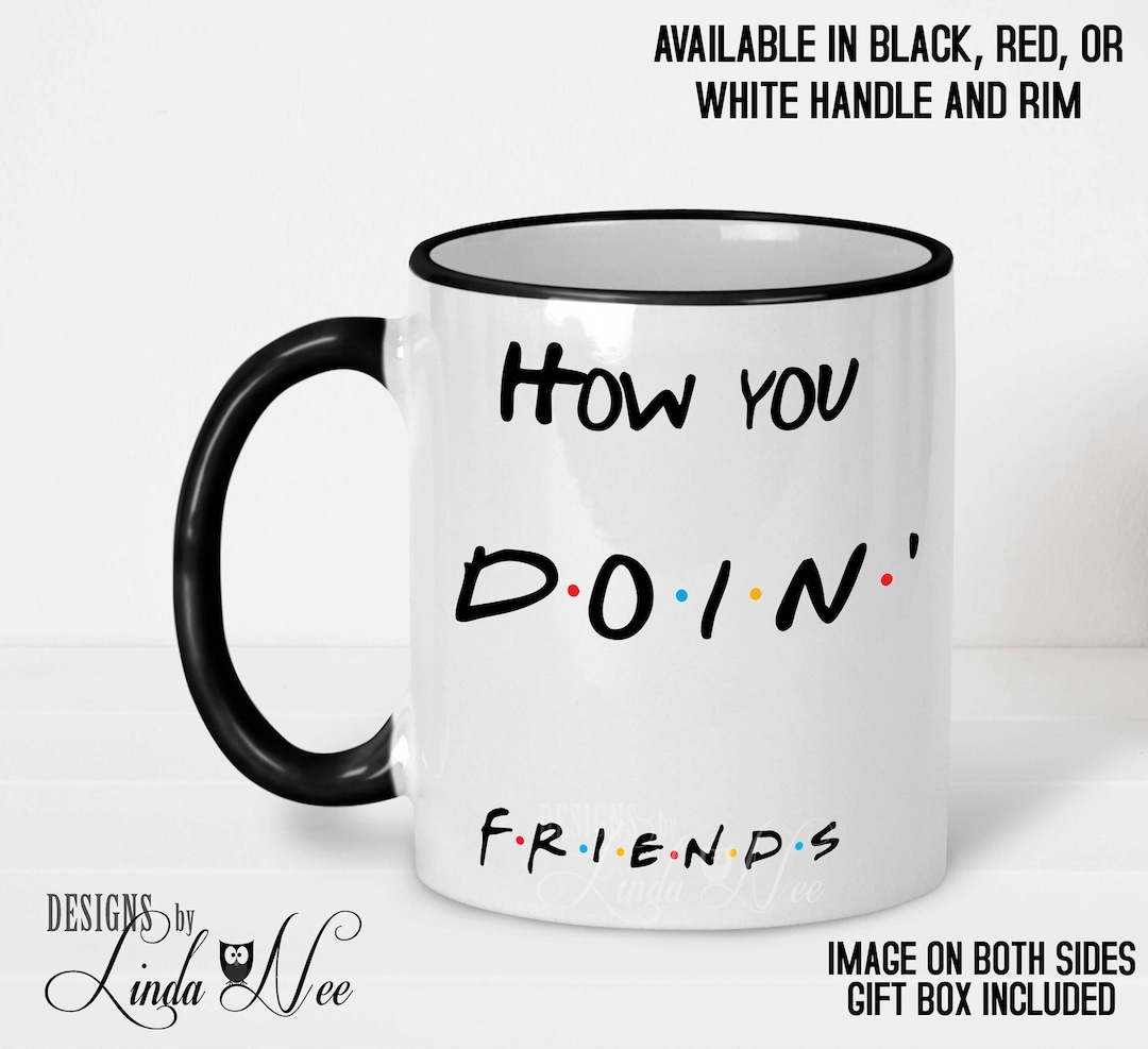 Friends TV Show, How You Doin' Mug Joey Tribbiani Friends TV Sitcom ...