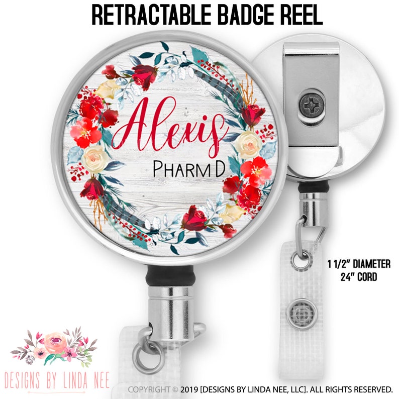 Pharmacy Graduation Gift Pharmacist ID Badge PHARMD Badge Reel - Etsy
