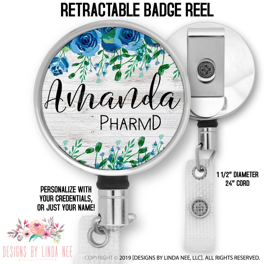 Pharmacist ID Badge PHARMD Badge Reel Pharmacy Graduation Gift Badge ...