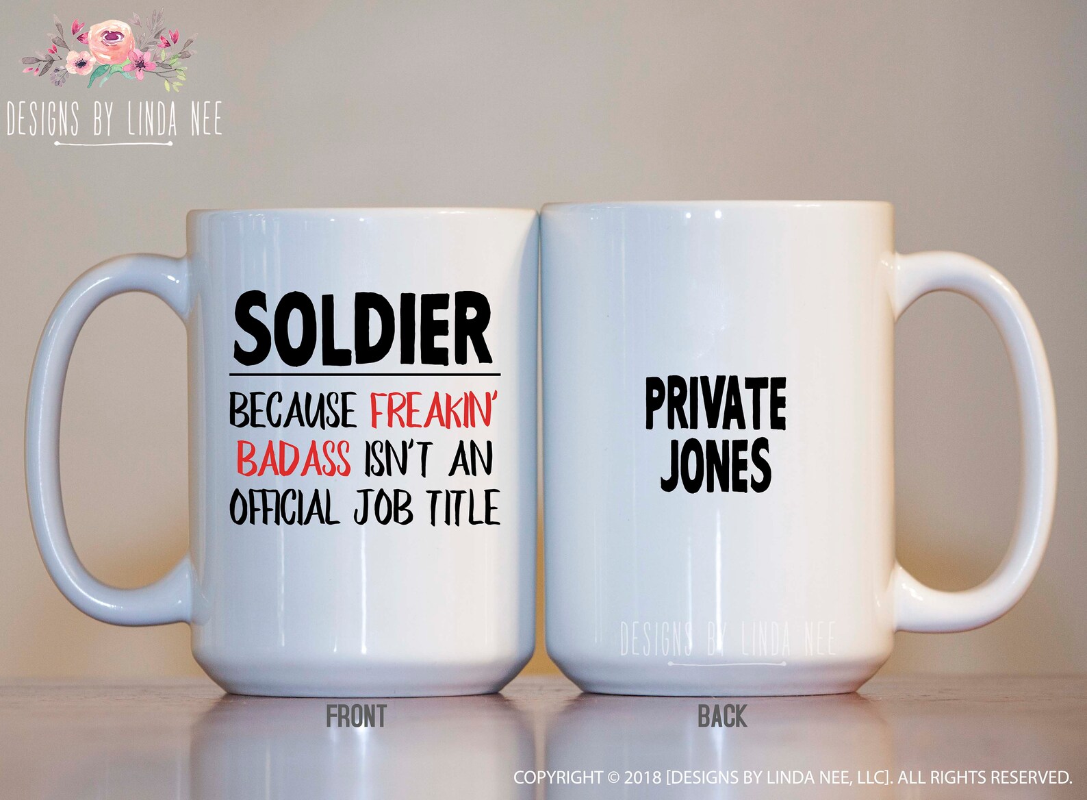 Personalized Soldier Mug, Gift for Soldier, Deployment Gift, Soldier ...
