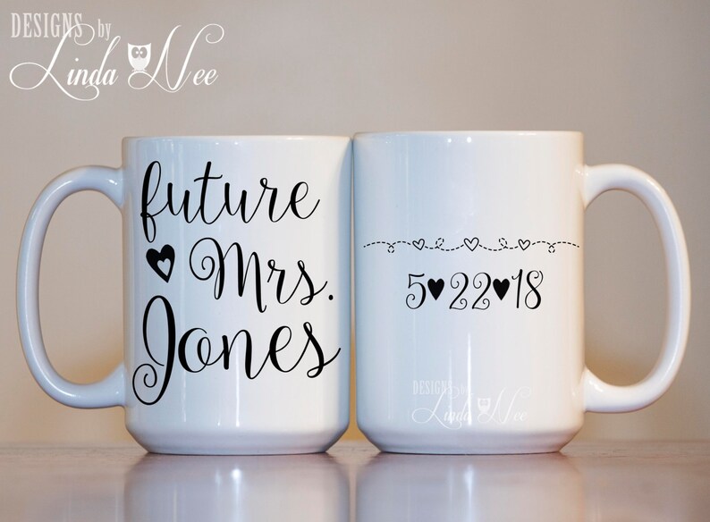 Future Mrs. Mug Future Mrs Gift Bridal Shower Gift Engaged | Etsy