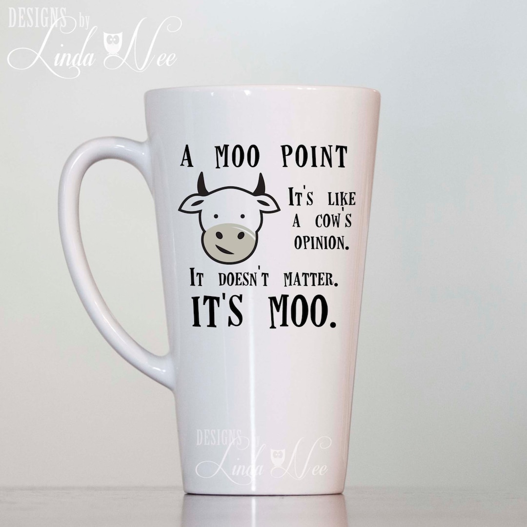 A Moo Point, FRIENDS TV Show Quote, Joey Tribbiani, Cow, It's a Moo ...