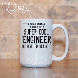 Engineer Mug Super Cool Engineer Mug Engineer Gift for Mechanical ...