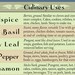 DIGITAL Kitchen Chart: Healing Herbs & Spices - Etsy