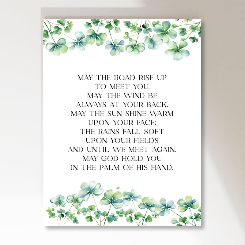 May the Road Rise - Etsy