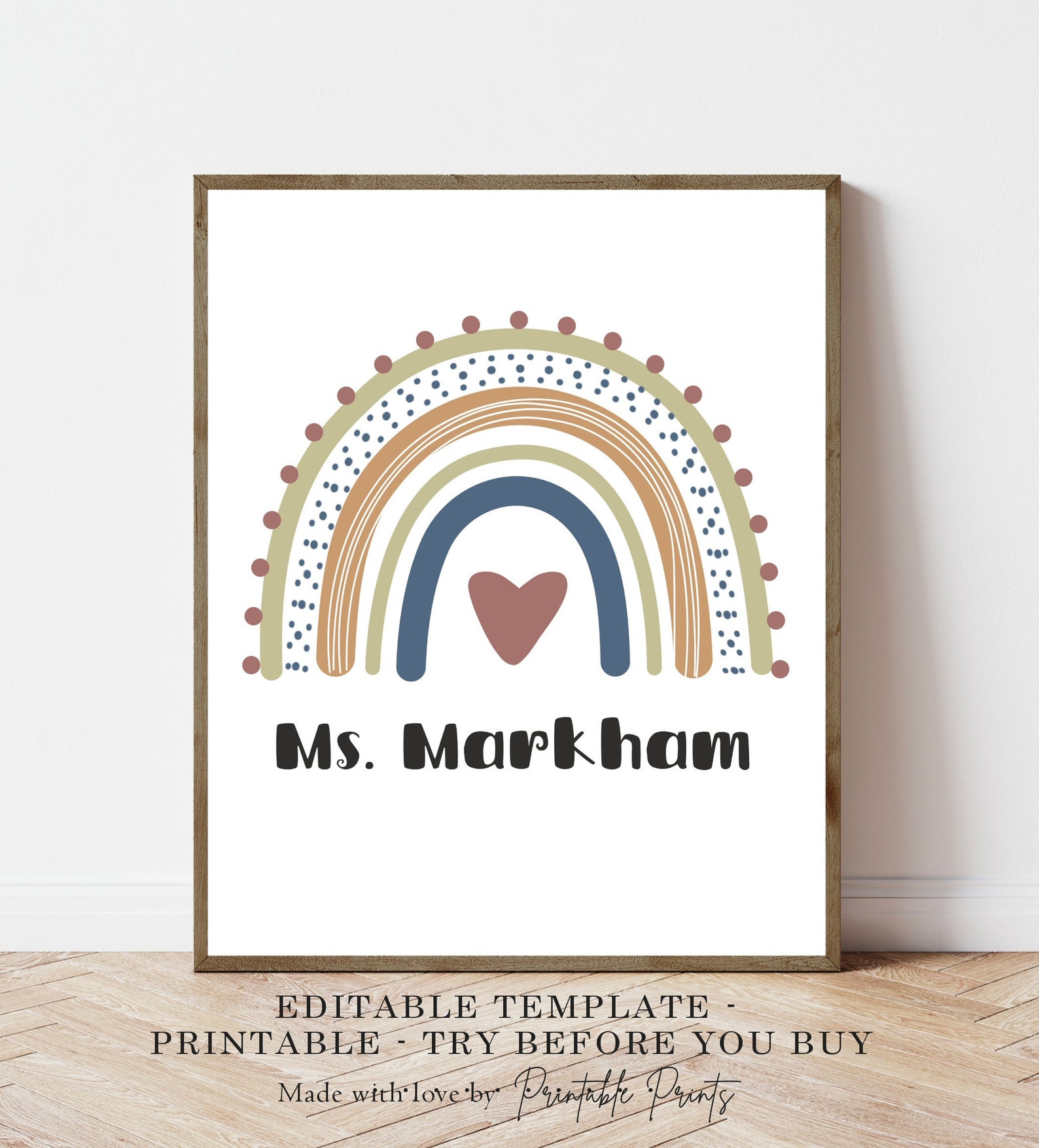 Teachers Boho Rainbow Classroom Decor Boho Rainbow Teacher - Etsy