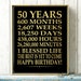 50th Birthday Sign Digital File Instant Download Birthday GOLD Poster ...
