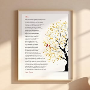 MOM Personalized Poem Gift - Editable, Printable, Quick Gift From ...