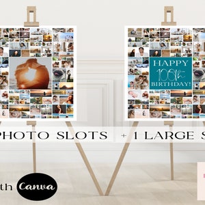 Canva Editable Template Add Photos, 100 + 1 Slot Editable Template ...