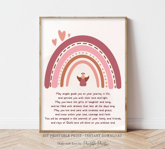 Paper & Party Supplies Templates Paper Nursery Art Godchild from ...
