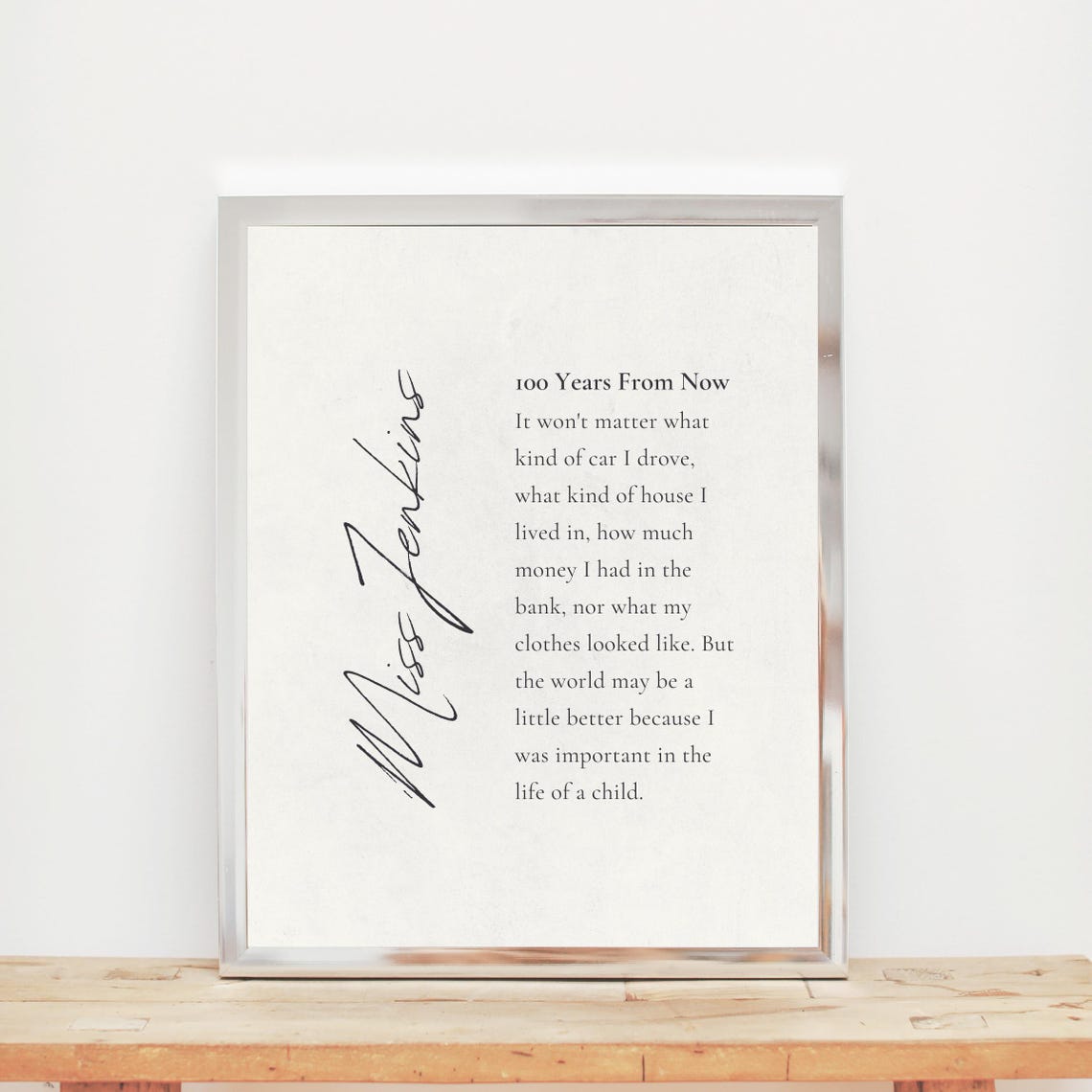 TEACHER Gift Printable Edit With Canva Principal, Leader, Appreciation ...