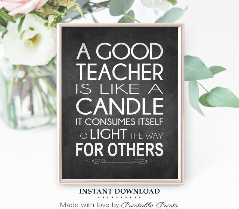Christmas Gift Teacher A GOOD TEACHER Poem Printable Gift - Etsy Australia